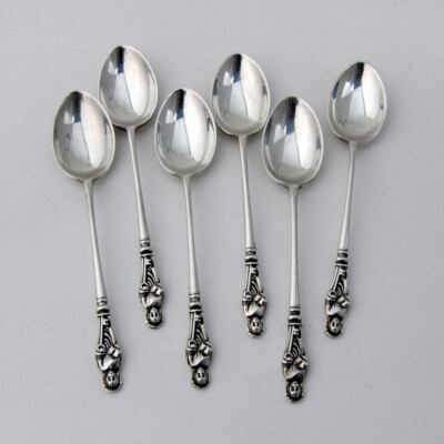 English St Peter Apostle Spoons Set Bravingtons Sterling Silver 1932 | eBay