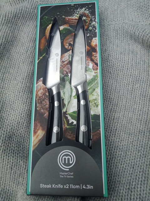 Coles MasterChef Steak Knife X 2 Knives 11cm - for sale online | eBay
