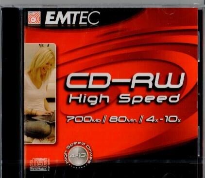 Lot de 8 CD-RW Emtec 80Min / 700Mb 4-10X [ref.833] | eBay