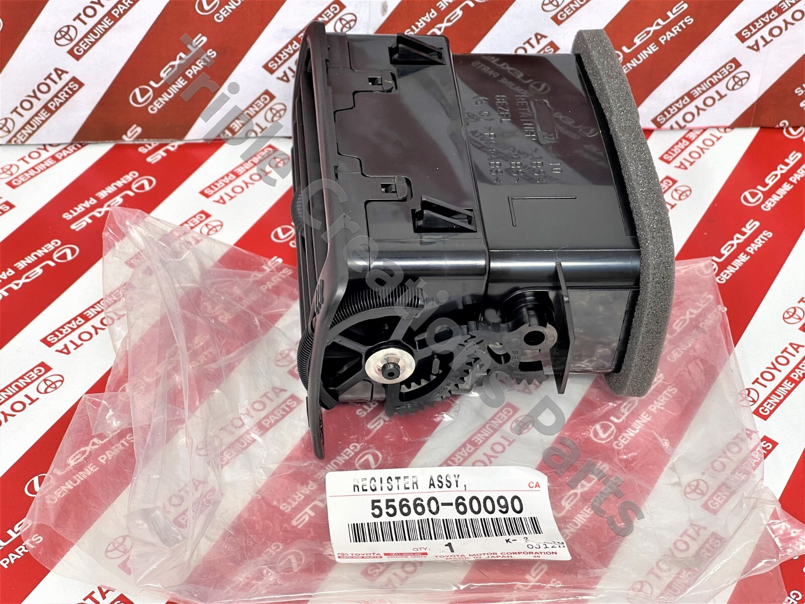 5566060090 GENUINE Toyota REGISTER ASSY, INSTRUMENT PANEL, NO.2 55660 ...