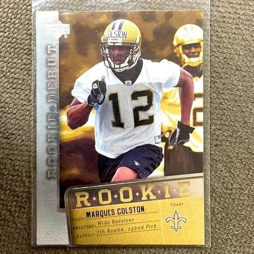 2006 Upper Deck Rookie Debut #162 MARQUES COLSTON RC New Orleans Saints ...