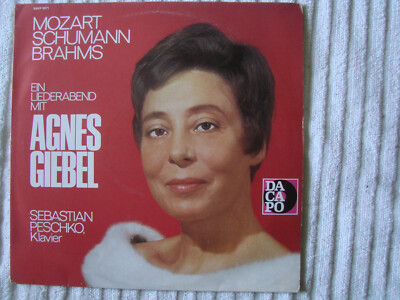 Mozart - Schumann - Brahms - Agnes Giebel soprano - LP | eBay