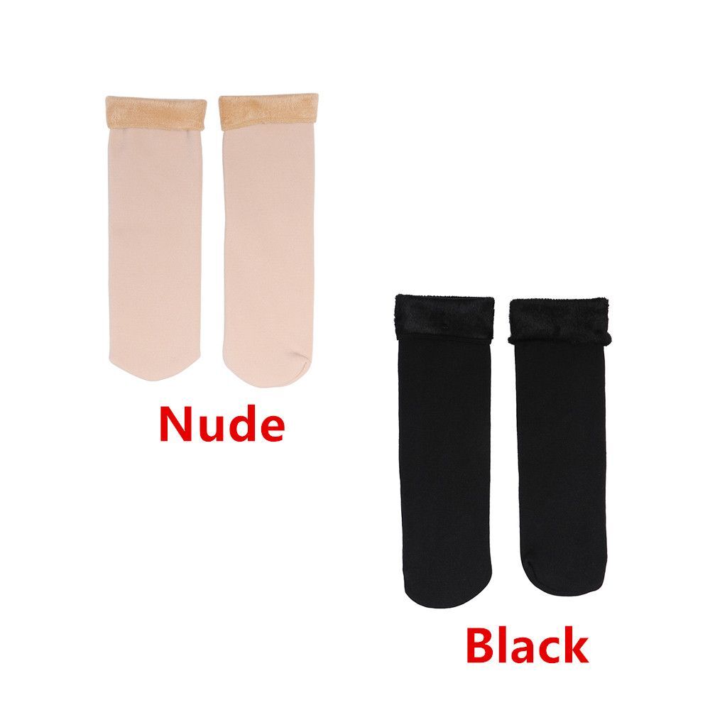 Seamless Thermal Velvet Floor Stocking Wool Hosiery Cashmere Thicken ...