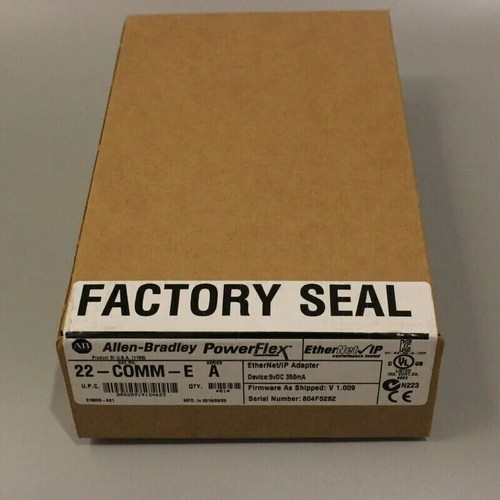 New Factory Sealed Allen-Bradley 22-COMM-E /A Ethernet/IP Comm Adapter ...