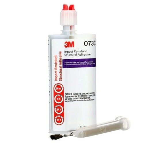 3M 07333 Impact Resistance Structural Adhesive, 200 mL Cartridge ...
