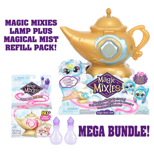 Magic Mixies Magic Genie Lamp + Magical Mist Refill Pack BUNDLE LOT NEW ...
