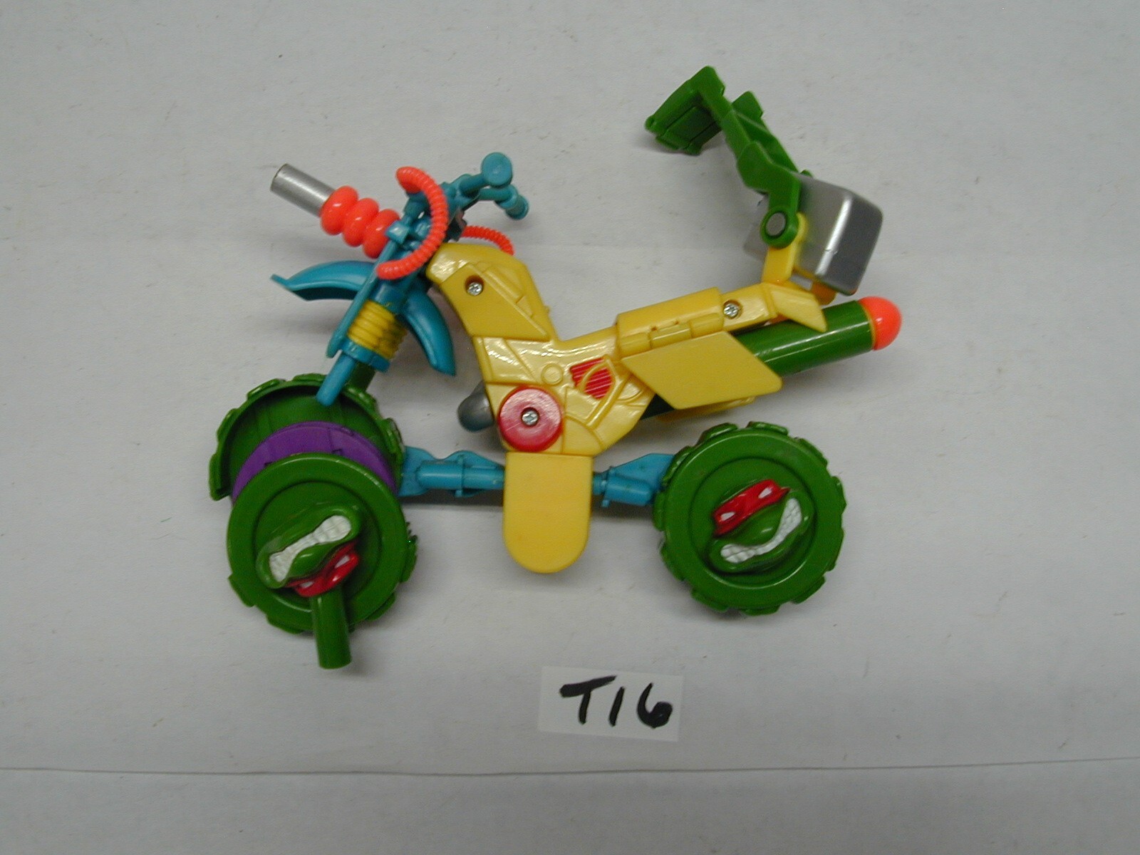 Vintage TMNT Ninja Turtles Muta Bike Playmates 1992 Teenage Mutant ...