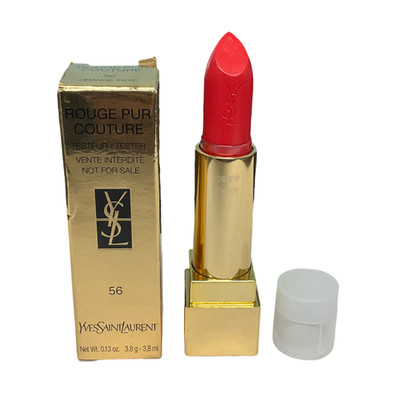 YSL Rouge Pur Couture Lipstick *56 Orange Indie* 3.8g / 0.13oz (T) | eBay