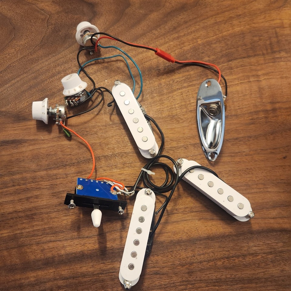 Import Stratocaster pickups and electronics - complete set | eBay