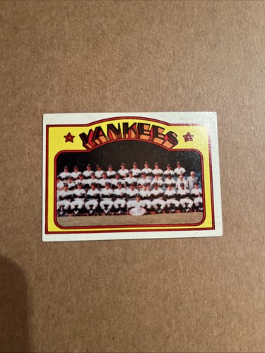 1972 Topps #237 New York Yankees Team (Thurman Munson) Baseball Card | eBay