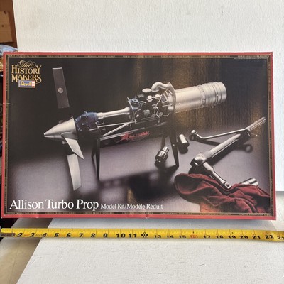 Vtg 1982 Revell History Makers Allison Turbo Prop Model kit Limited ...