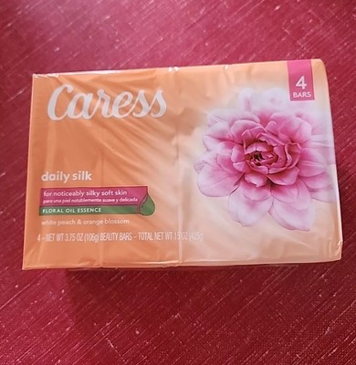 4 Pack Caress Daily Silk Beauty Bar Soap Discontinued Original Scent | eBay