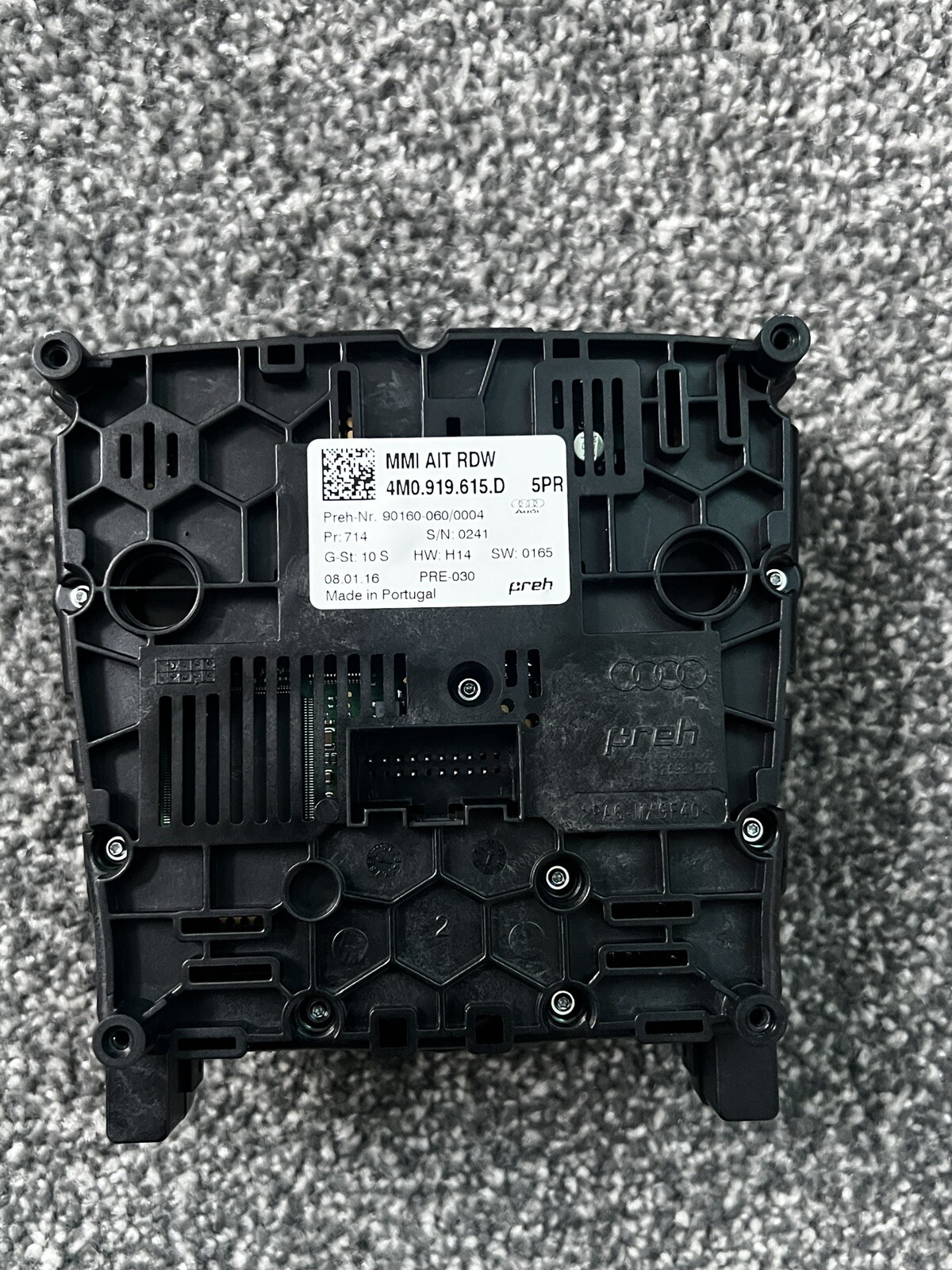 Audi Q7 2015 on MMI MIB Touchpad SATNAV Control Unit 4M0919615D for ...