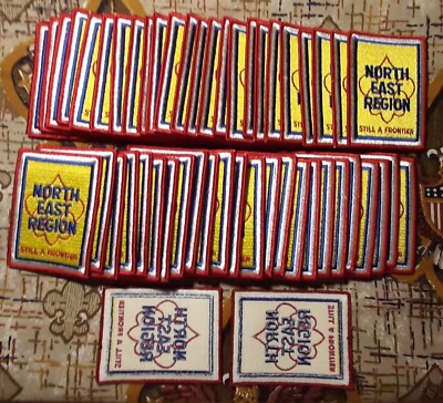50 pcs North East Region patch, 1972 first issue, $1 box stock or 1:1 ...