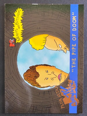1995 Fleer Ultra MTV Animation Beavis and Butthead Card The Pipe of ...