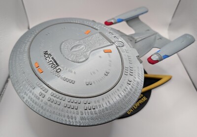 Star Trek USS Enterprise D Model with Display Stand - 3D Printed Hand ...