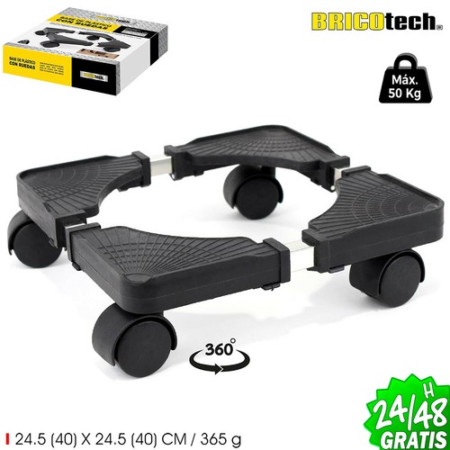 Super Resistant Plastic Base With Wheels 24.5 X 24.5 50KG High ...
