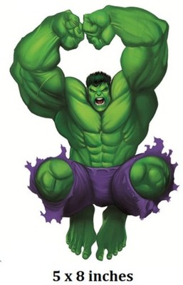 Incredible Hulk Wall Decal Peel and Stick Art Marvel Avengers Wallpaper ...