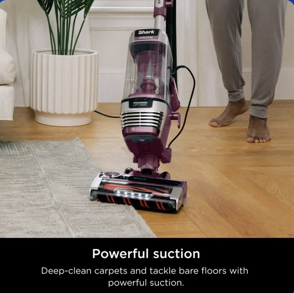 Shark Stratos Upright Vacuum with DuoClean PowerFins HairPro, AZ3000 | eBay