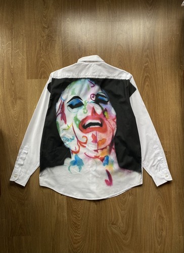Supreme Jim Krewson Shirt L White Graphic Overshirt Streetwear Rare ...