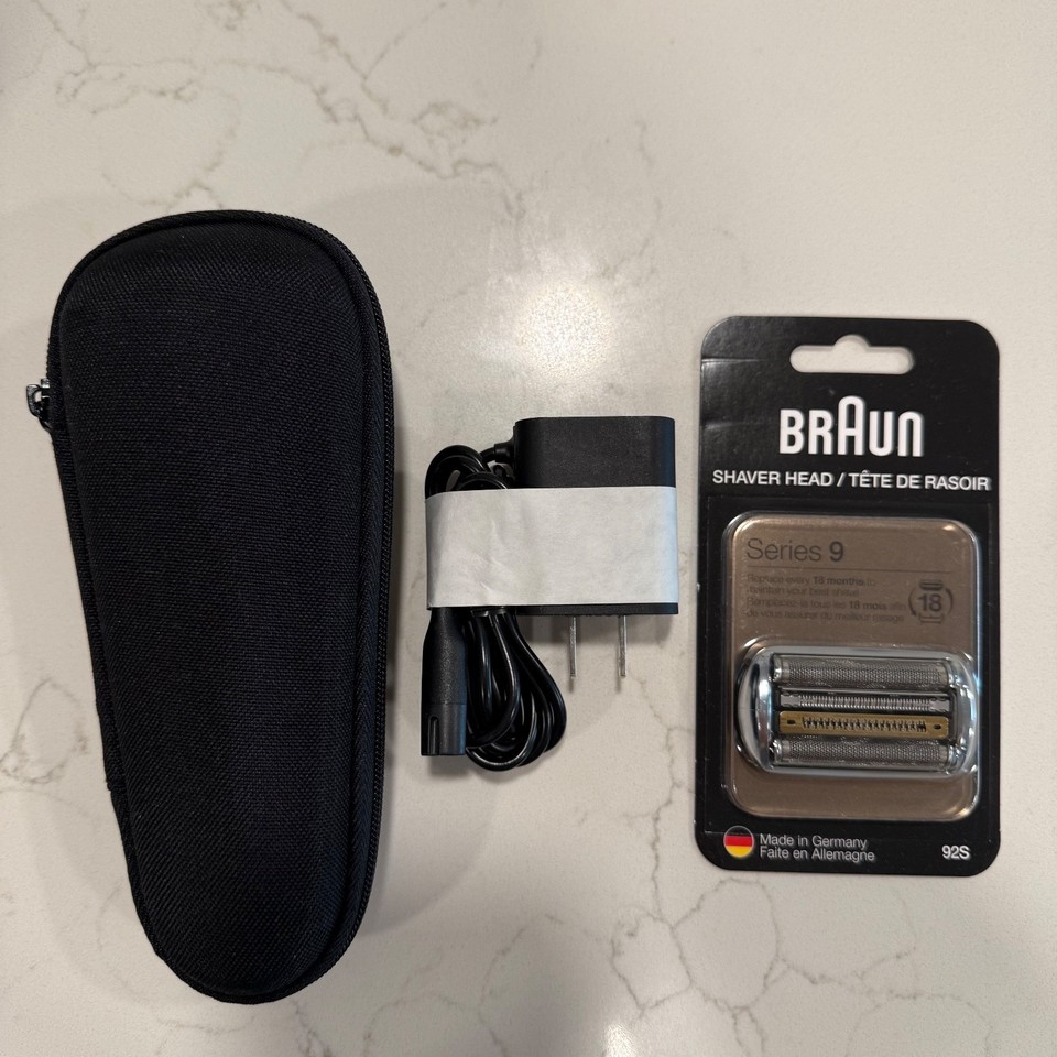 Braun Series 9 Pro Electric Shaver with travel case - Extra head ...