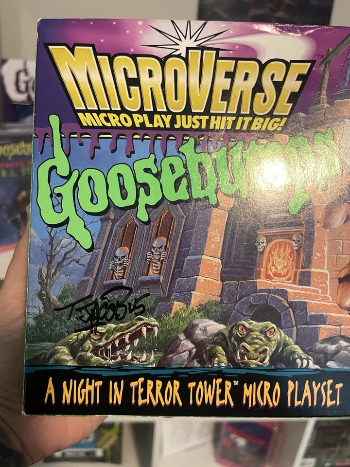 VTG Kenner Microverse Goosebumps Terror Tower Micro Playset SIGNED TIM JACOBUS | eBay