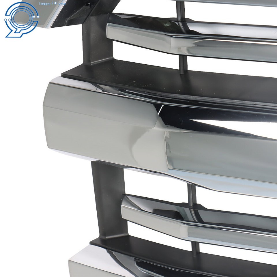 Front Bumper Grille Chrome For 2016-2018 Chevrolet Silverado 1500 ...