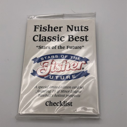 NEW SEALED 1993 FISHER NUT CLASSIC BEST "STARS OF THE FUTURE" BASEBALL ...