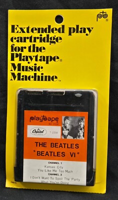 The Beatles VI Capitol T-2358 Playtape No. 0528 SEALED BLISTER PACK ...
