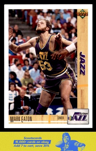 1991-92 Upper Deck Mark Eaton #116 Utah Jazz | eBay