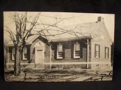 CT East Haddam Rathbun Memorial Library 1952 Vintage Postcard | eBay