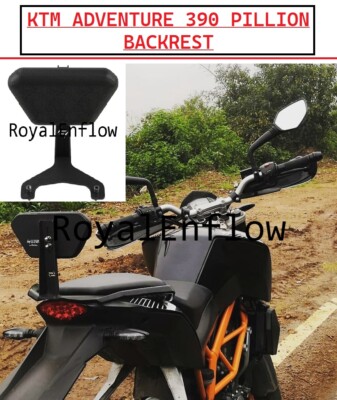 KTM ADVENTURE 390 PILLION BACKREST (Back Rest Cushion Support) | eBay