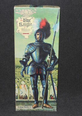 Aurora Model MIB 1963 Blue Knight of Milan Kit Sld Parts | eBay