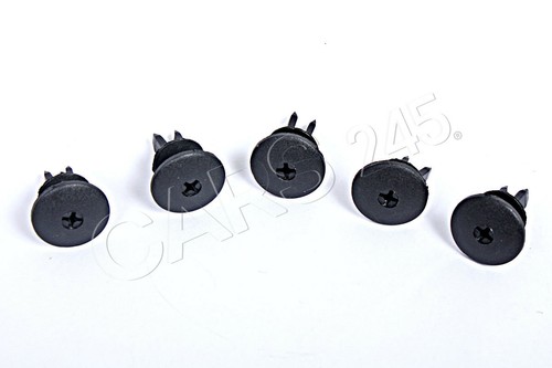 Clip Fastener Retainer Black x5 pcs Fits AUDI SEAT SKODA VW 1H0 819 ...