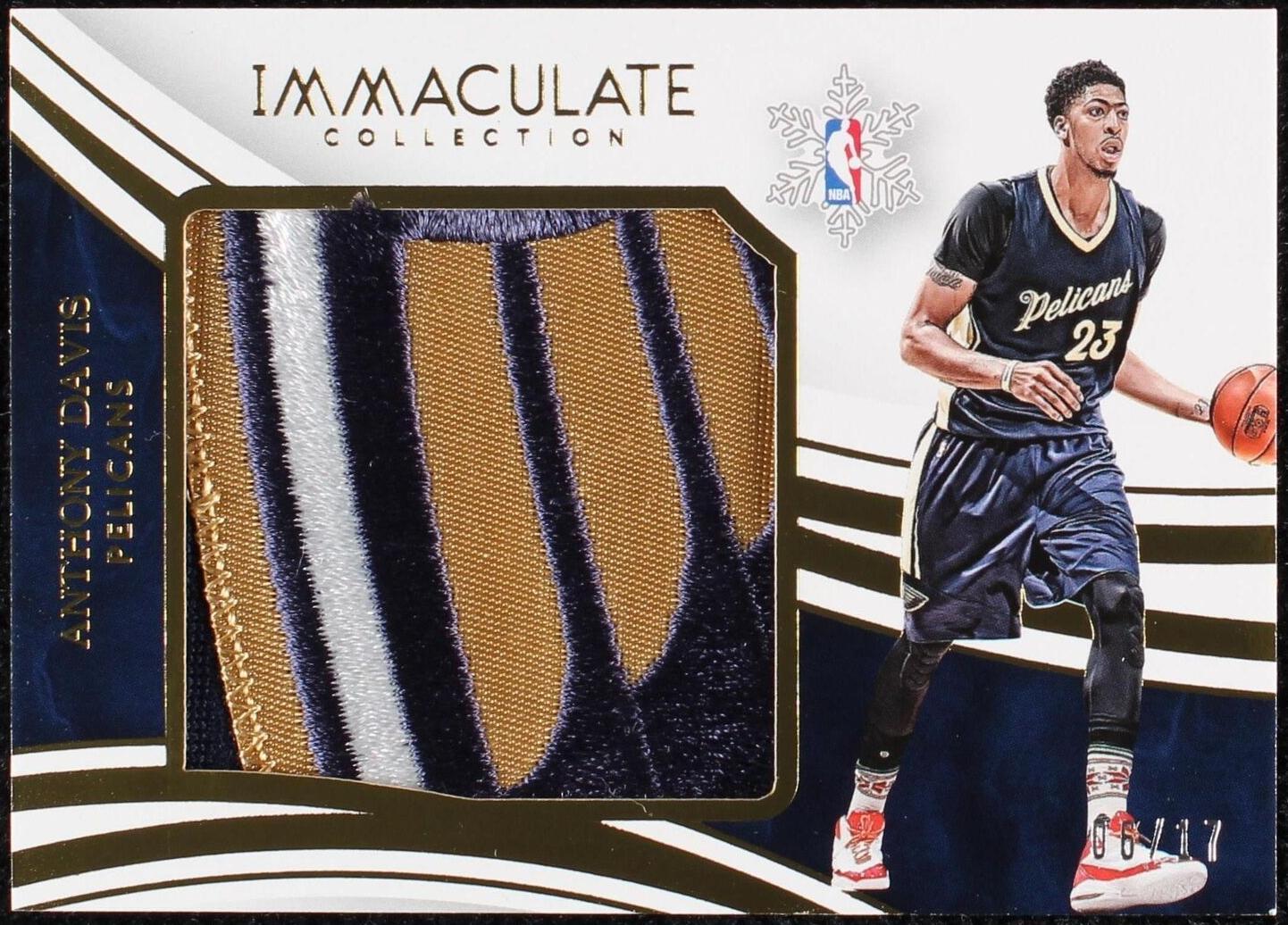 2015-16 Panini Immaculate Collection - Christmas Day Anthony Davis #28 ...