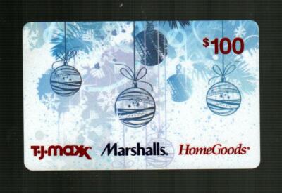 T.J.MAXX / MARSHALLS / HOME GOODS Ornaments 2011 Gift Card ( $0 - NO ...