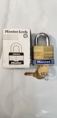 MASTER LOCK 4KA COMMERCIAL BRASS BODIED LAMINATED PADLOCK - KEYED ALIKE ...