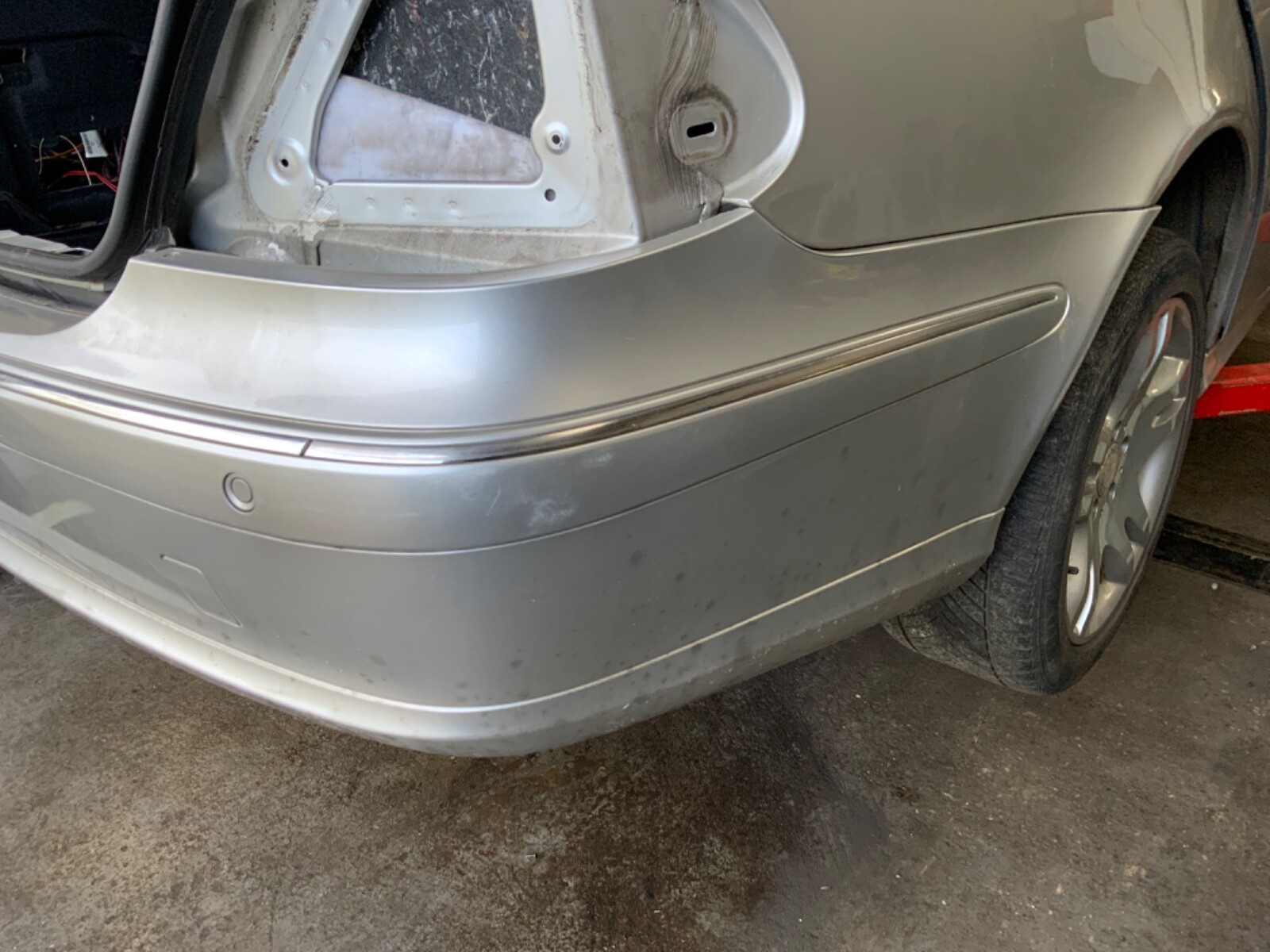 MERCEDES E-CLASS REAR BUMPER 2002-2006 W211 SALOON W/ PDC A211880088 ...