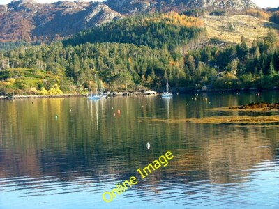 Photo 6x4 Boats moored off Plockton Plockton/Am Ploc Viewed from ...