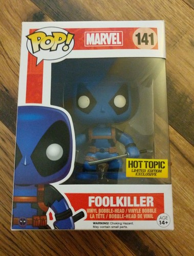 Funko Pop Vinyl Hot Topic Exclusive Marvel Deadpool Foolkiller #141 | eBay