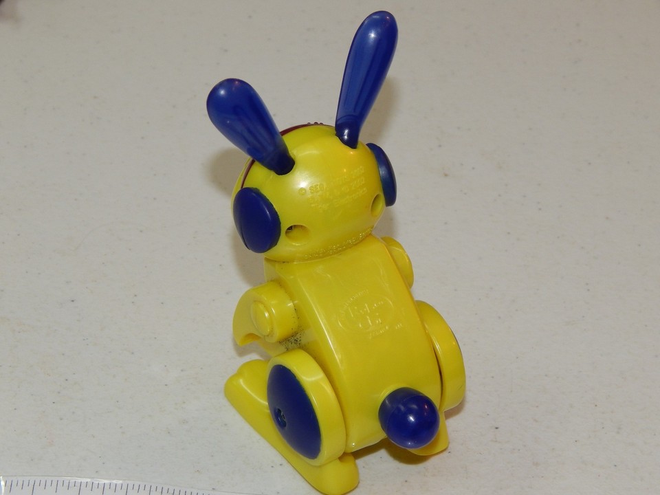 Robo-Chi Yellow Bunny # 1 Wind-Up 2002 McDonalds Happy Meal Toy | eBay