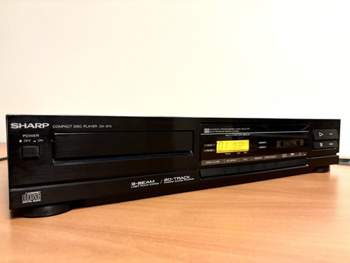 Vintage Sharp DX-670 Black Compact Disc CD Player TESTED 3- beam laser ...