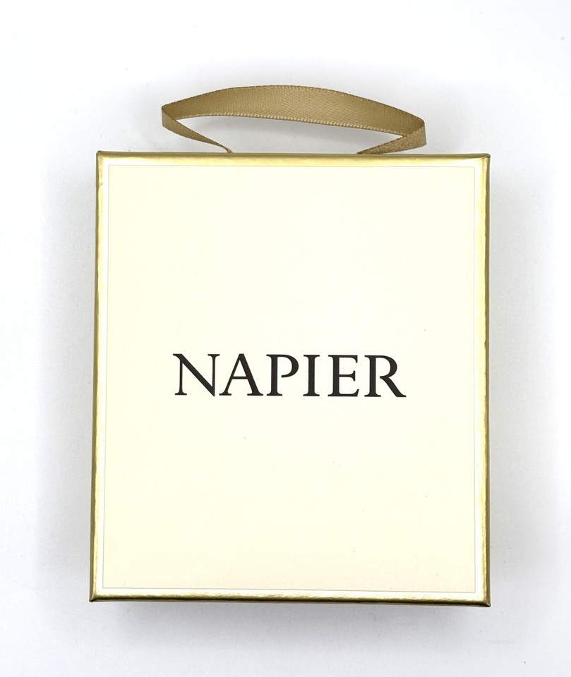 NEW Napier Gold Tone Rhinestone Enamel Fall Thanksgiving Turkey Brooch ...