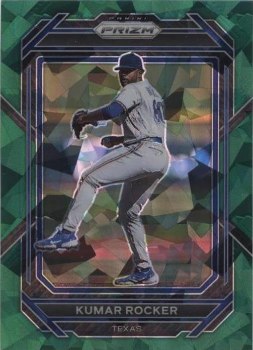 2023 Panini Prizm - Kumar Rocker #16 Green Ice Prizm (RC) for sale ...