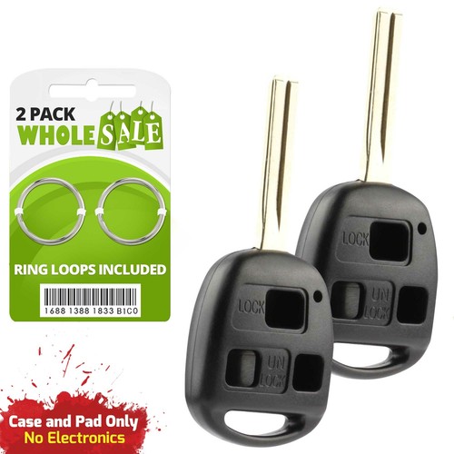 2 Replacement For 2001 2002 2003 2004 2005 Lexus IS300 IS 300 Key Shell ...