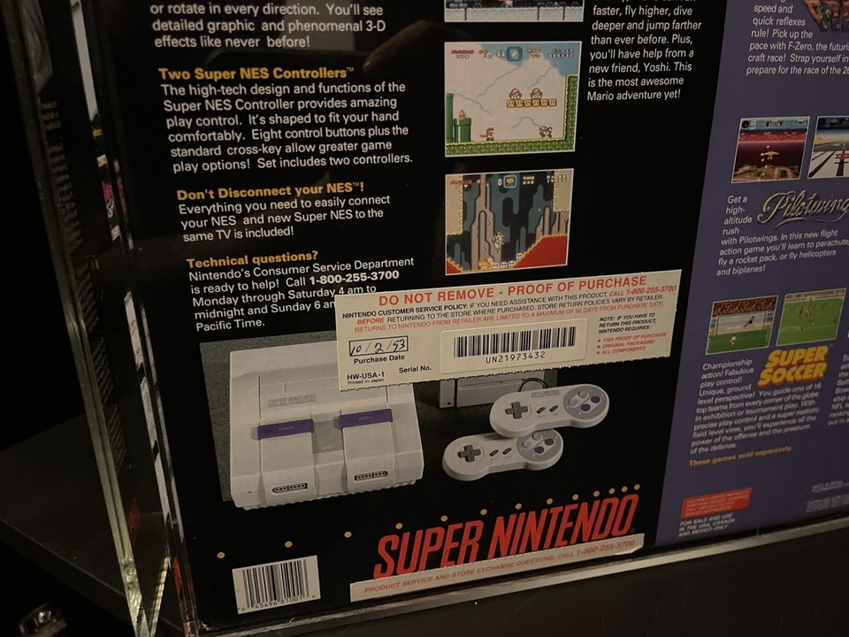 Super Nintendo Super Set (SNES) VGA Graded ( Brand New ) Console | eBay