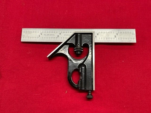 Starrett C33H-6-4R Combination Square, 6" with Square Head IN STOCK | eBay