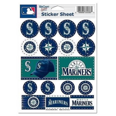Seattle Mariners Vinyl Die-Cut Sticker Set / Decal Sheet *Free Shipping ...