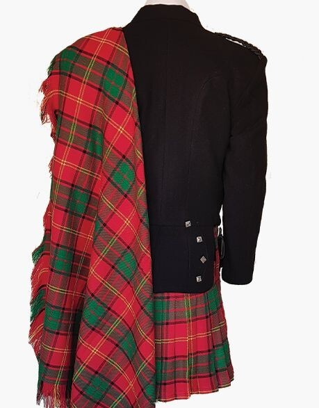 Men's Scottish Clan Tartan Kilt Fly Plaid Acrylic Wool 48" X 48 ...