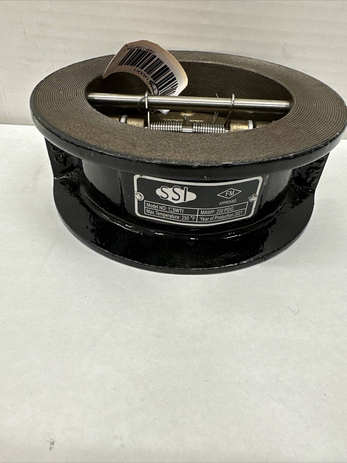 Spence Strainers International 125WTI 4" Wafer Double Door Check Valve ...